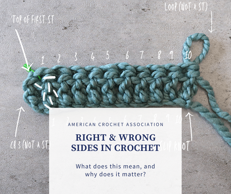 What Does Right Side Facing Mean In Crochet Craft And Crochet
