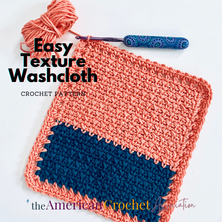 Quick & Easy Crochet Textured Washcloth Pattern | Stop Scrolling, Start ...