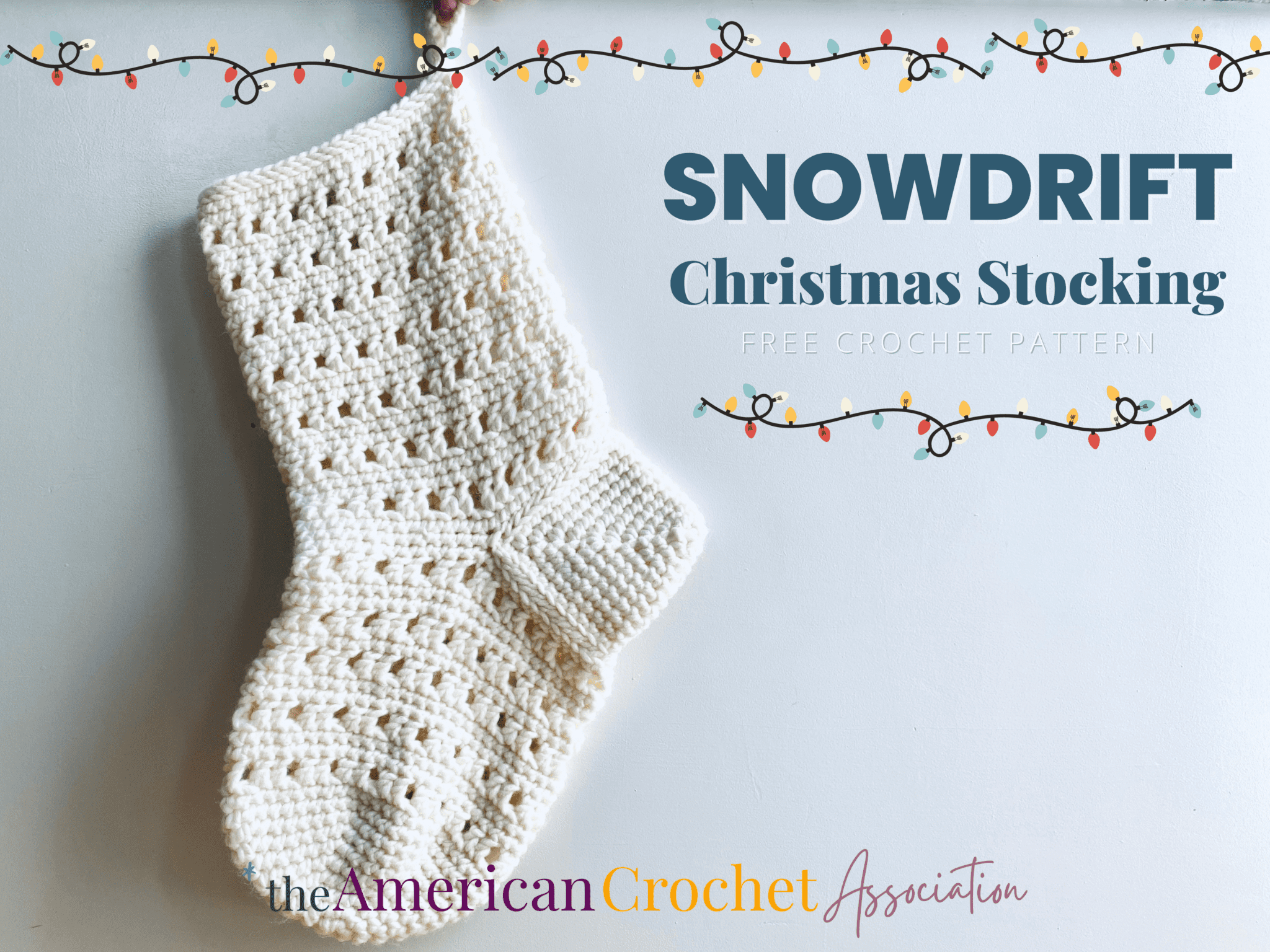 Snowdrift Crochet Stocking Pattern | Stop Scrolling, Start Crocheting!