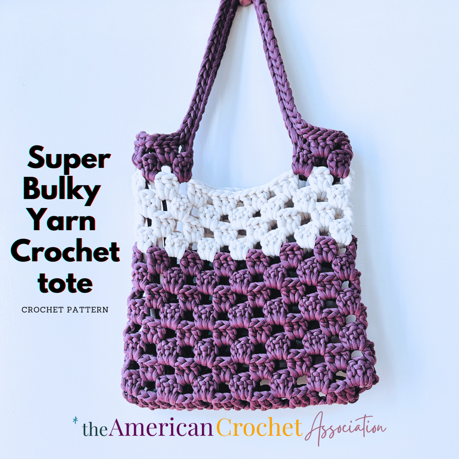 Super Bulky Yarn Crochet Tote Pattern | Stop Scrolling, Start Crocheting!